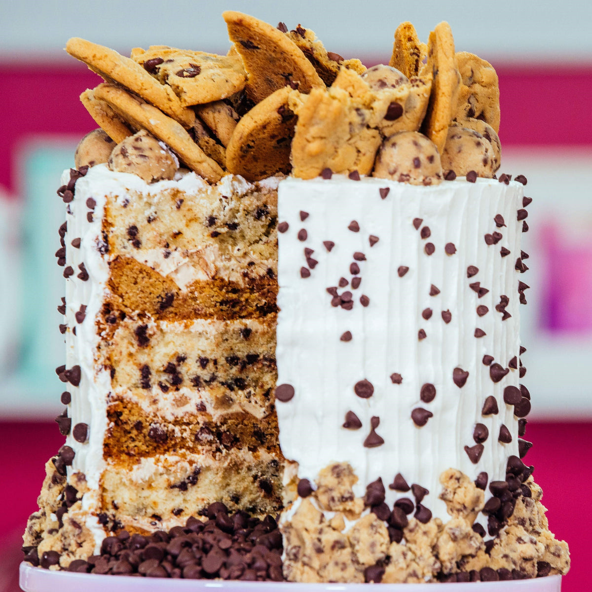 Chocolate Chip Cookie Mega Cake – HOW TO CAKE IT